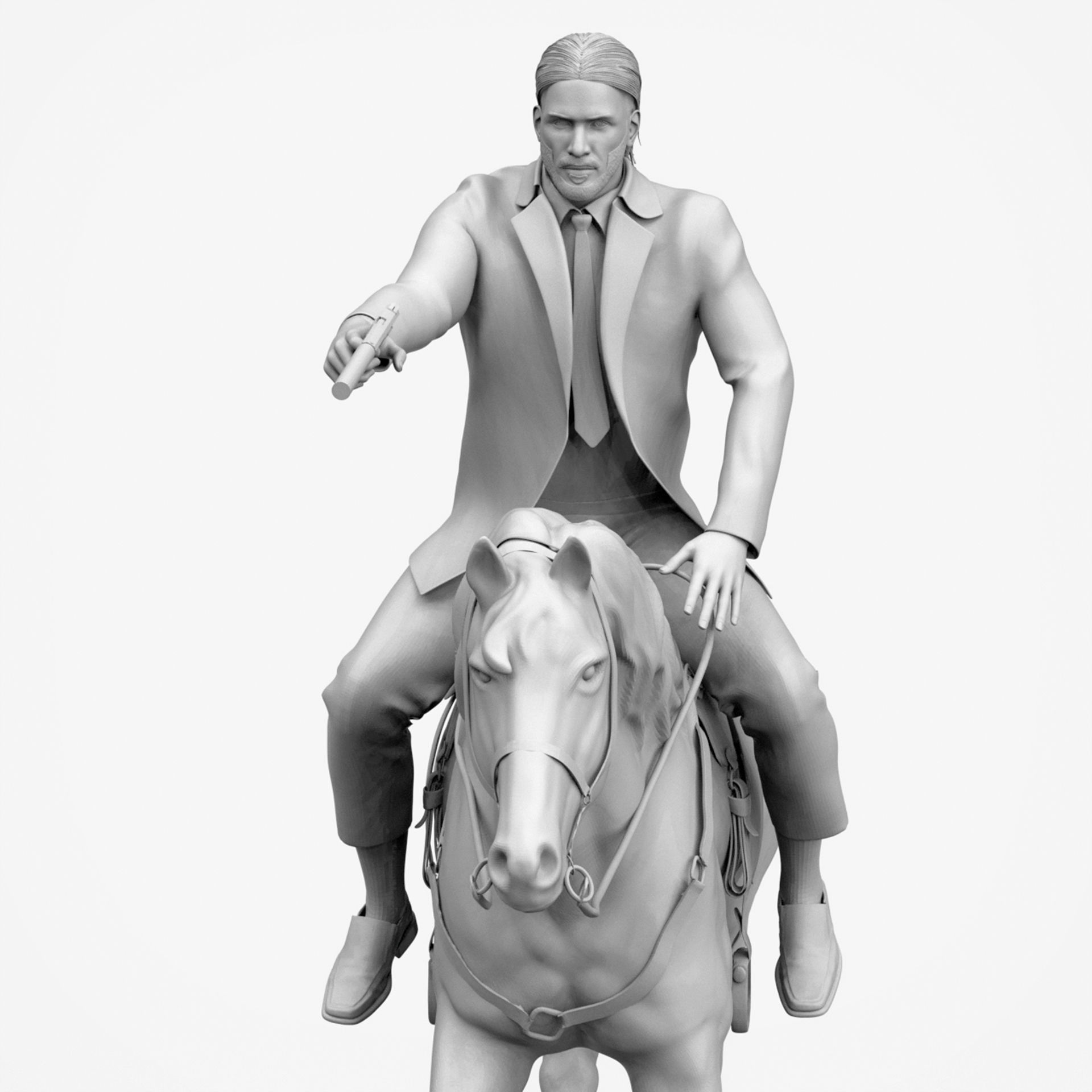 John Wick 3D Printable 3D model 3D printable | CGTrader