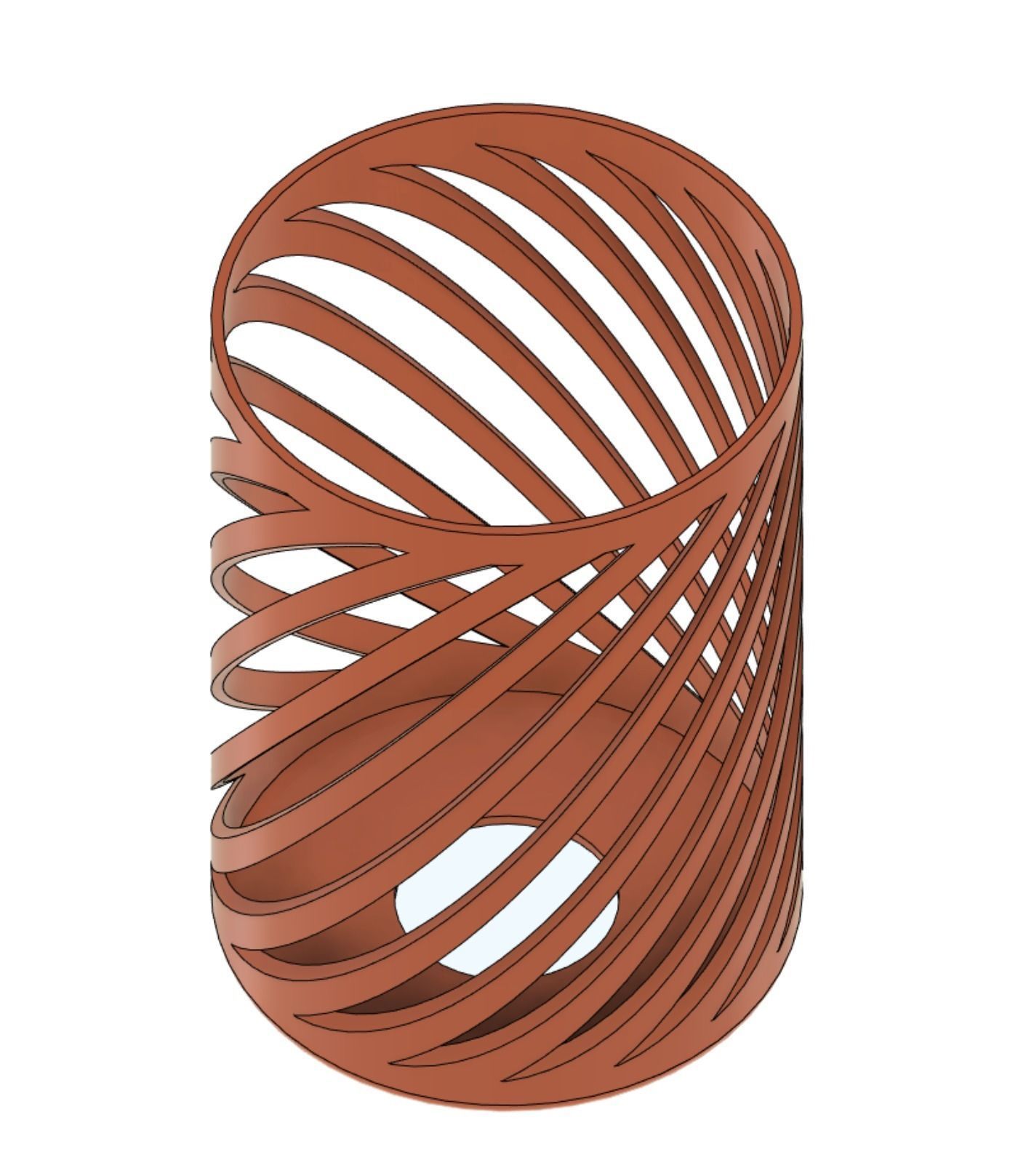 Cylinder shaped lamp 3D model 3D printable | CGTrader