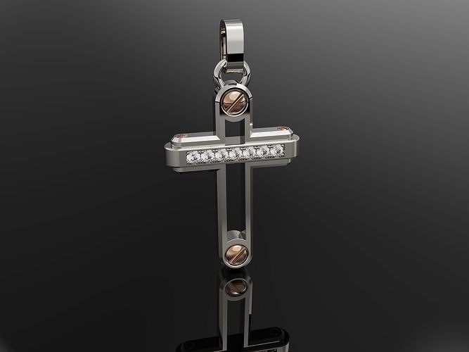 cross 60mm 3D model 3D printable | CGTrader