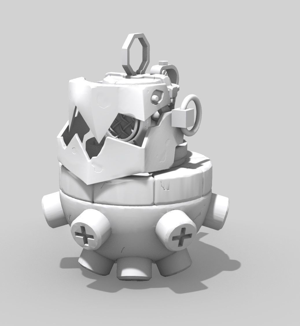 Jinx Arcane inspired Chomper grenade 3d model for printing 3D model 3D ...