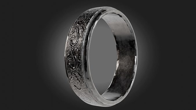 3D model silver ring 3d pbr game-ready VR / AR / low-poly | CGTrader