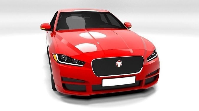 3D model JAGUAR XE LOWPOLY VR / AR / low-poly | CGTrader