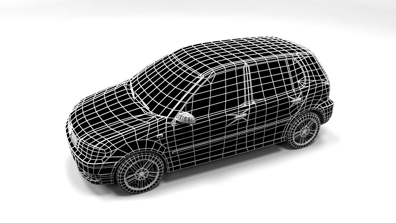 3D model VW POLO 5DOOR LOWPOLY VR / AR / low-poly | CGTrader