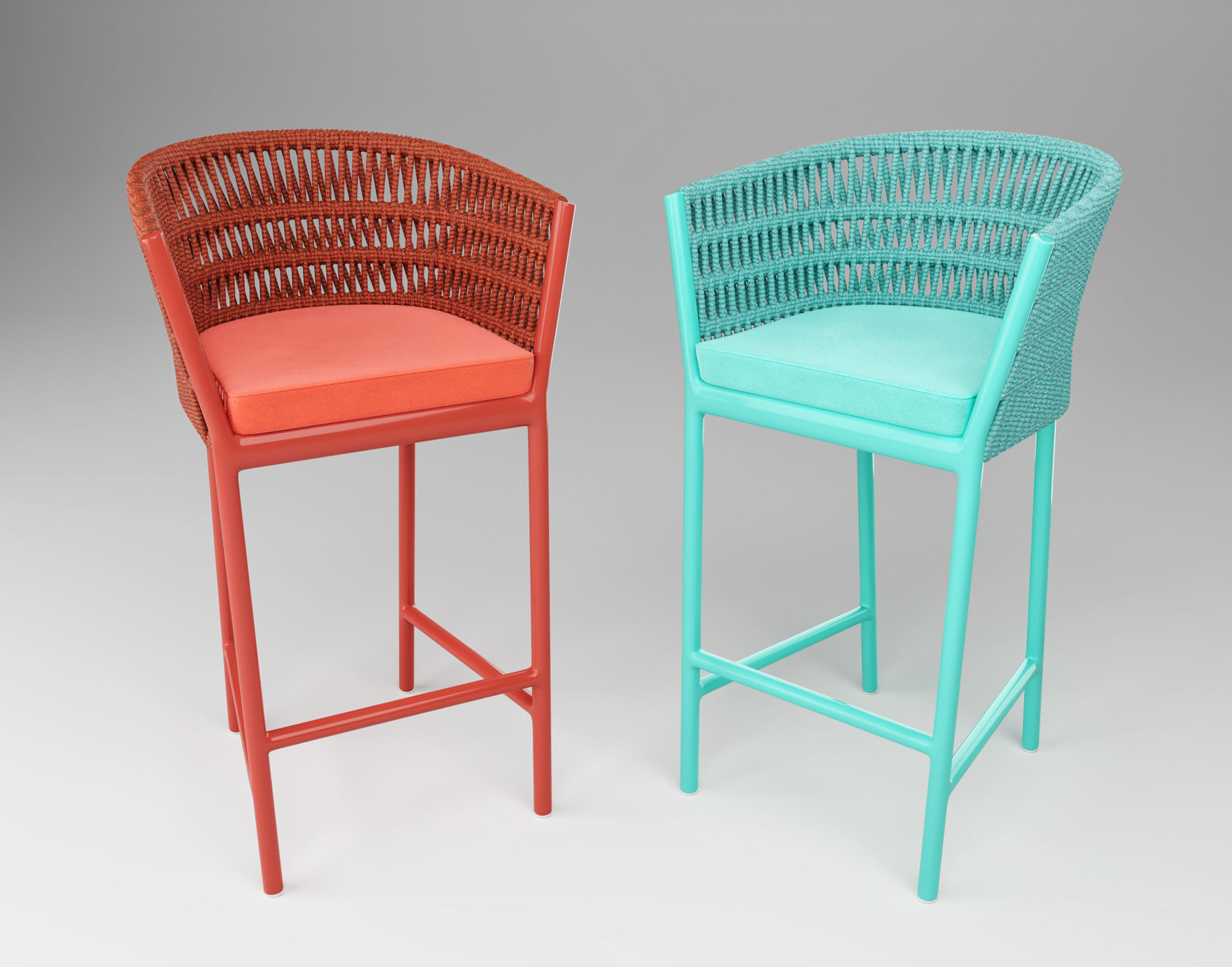TIDELLI - 7315 - Kauai Bar Stool 3D model | CGTrader