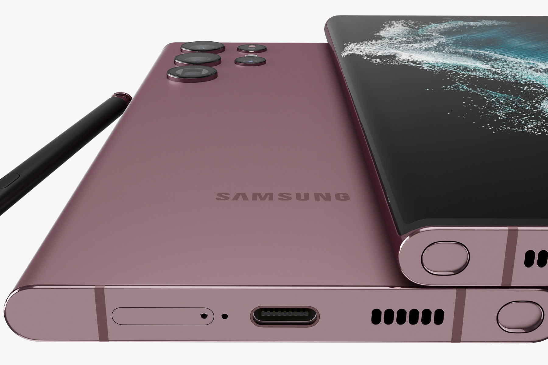 Samsung Galaxy S22 Ultra all colors 3D model | CGTrader