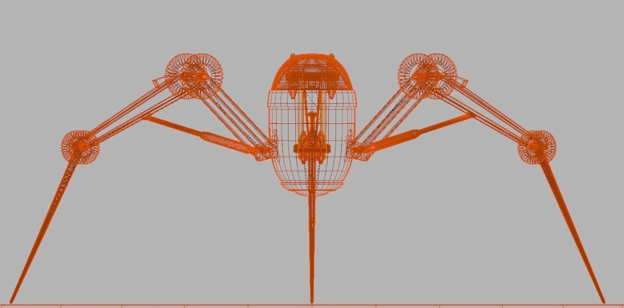 Mechanical Spyder 3D model | CGTrader