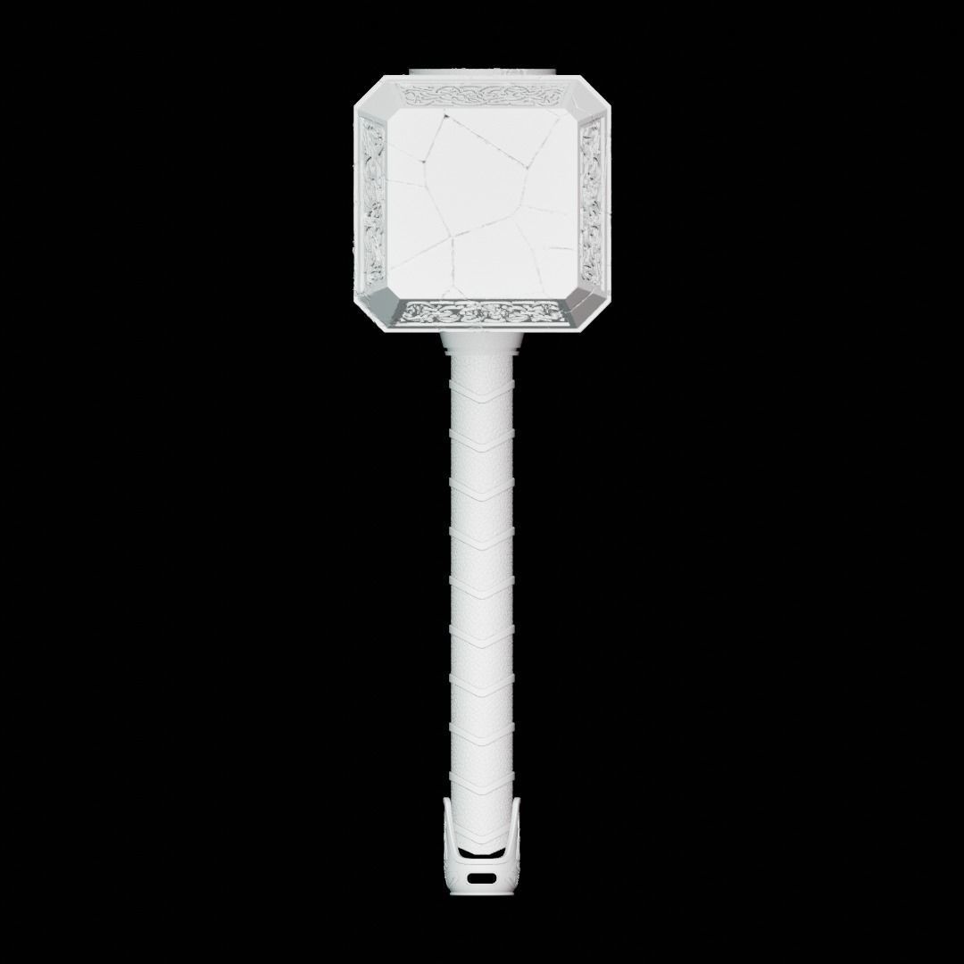 Reforged Mjolnir from Thor Love and Thunder 3D model 3D printable ...