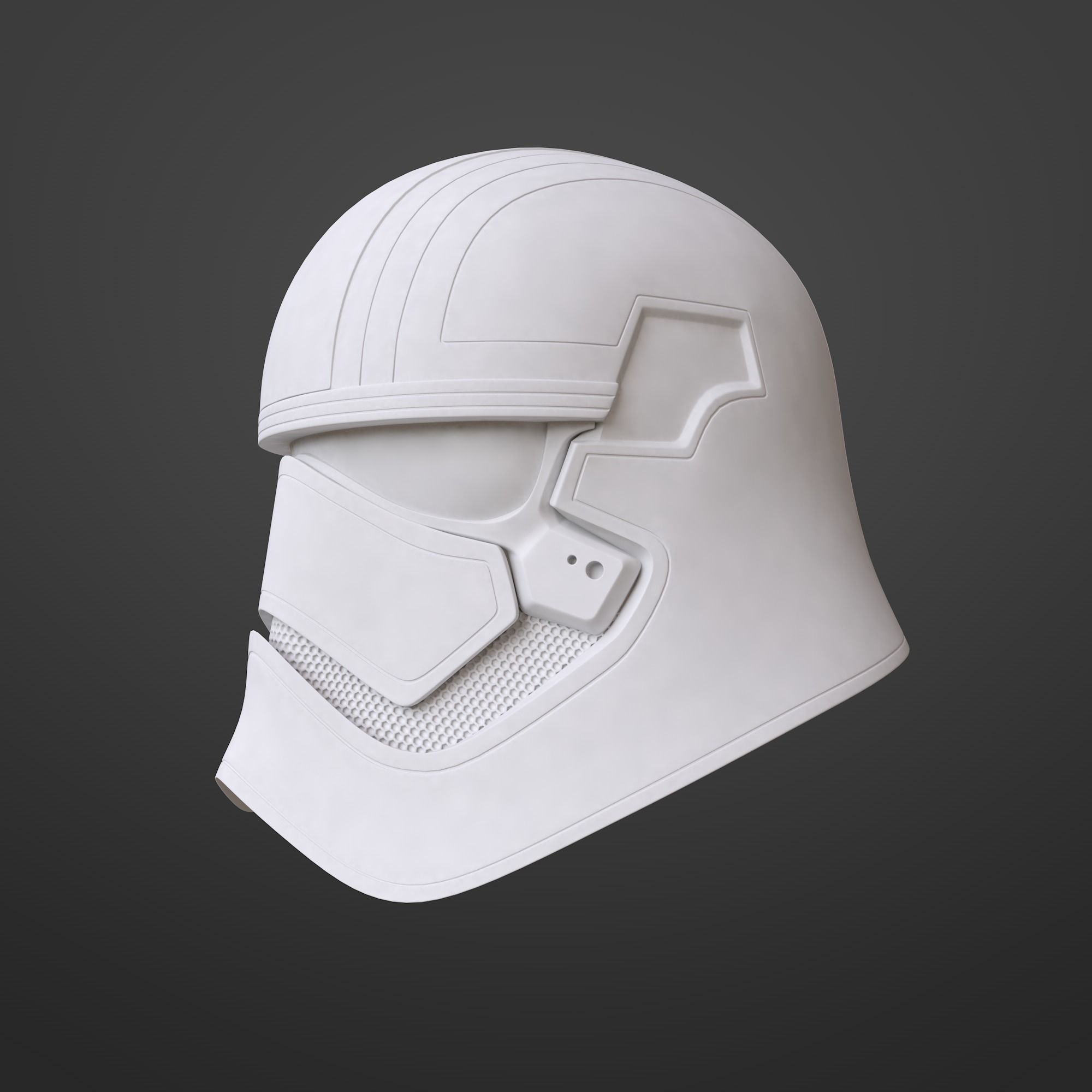Captain Phasma Helmet STAR WARS 3D model 3D printable | CGTrader