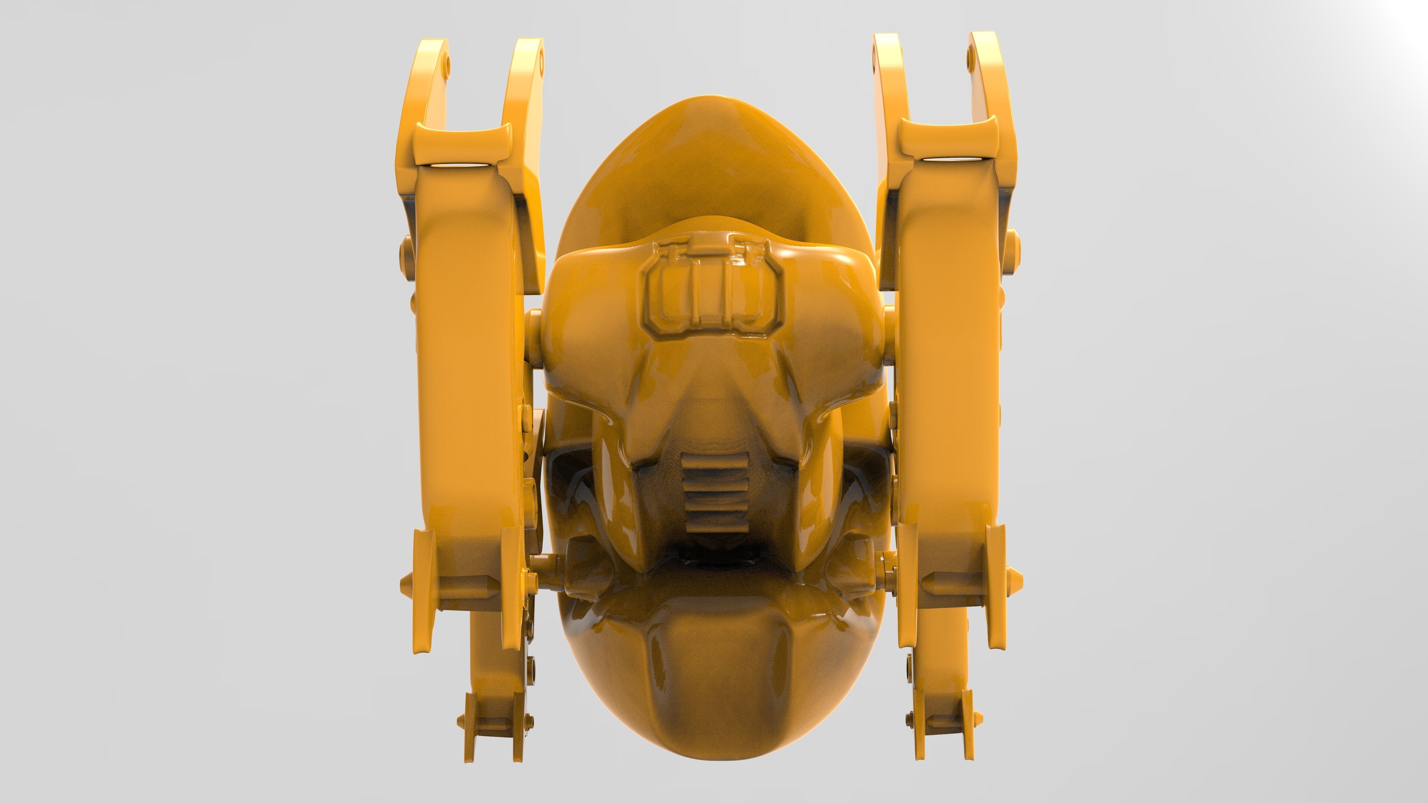 Locust Robothelmets Series Sci Fi 3D model 3D printable | CGTrader