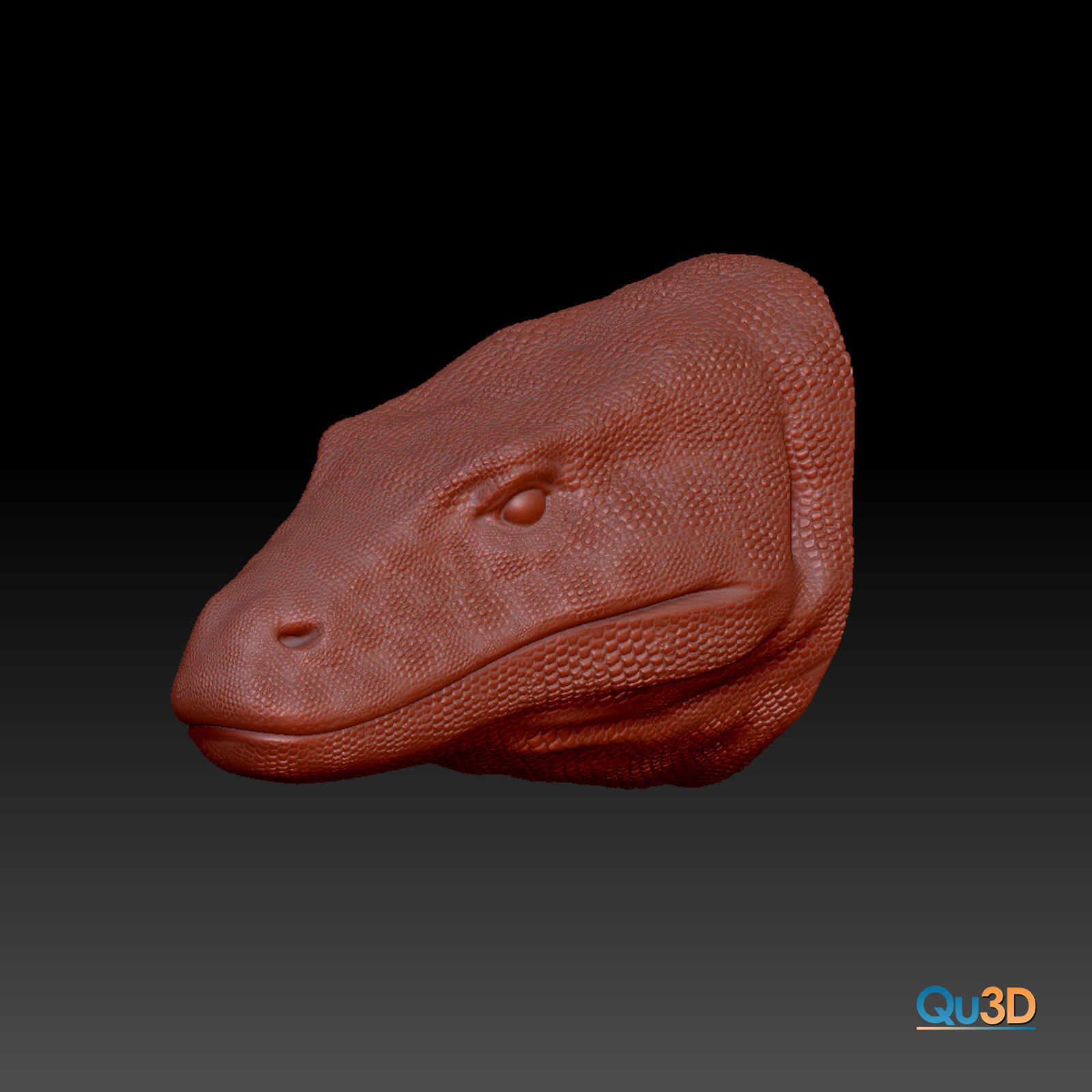 Monitor lizard-High-end 3D print model highpoly free 3D model 3D ...