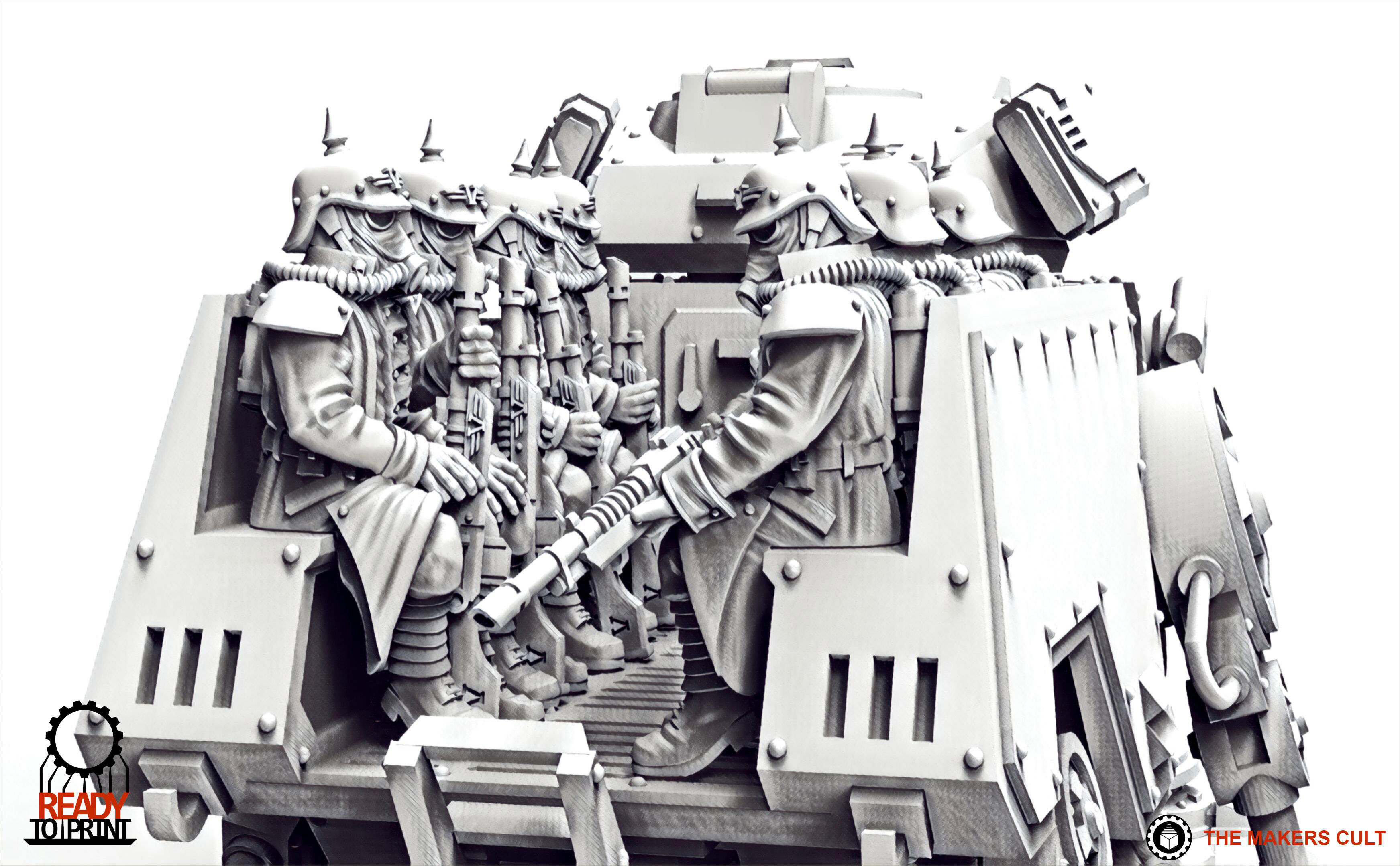 Valour Korps - Transport Infantry 3D model 3D printable | CGTrader