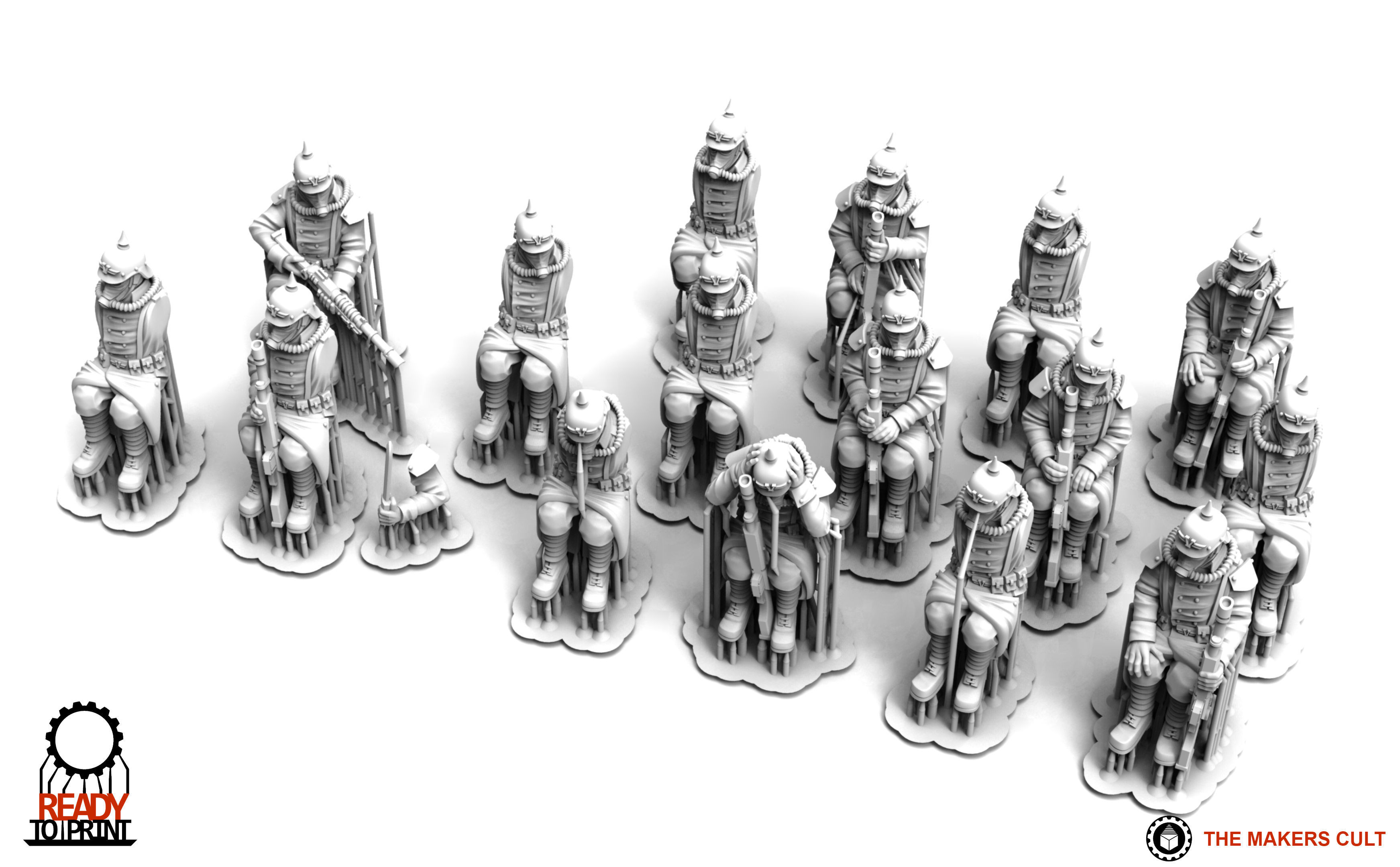 Valour Korps - Transport Infantry 3D model 3D printable | CGTrader