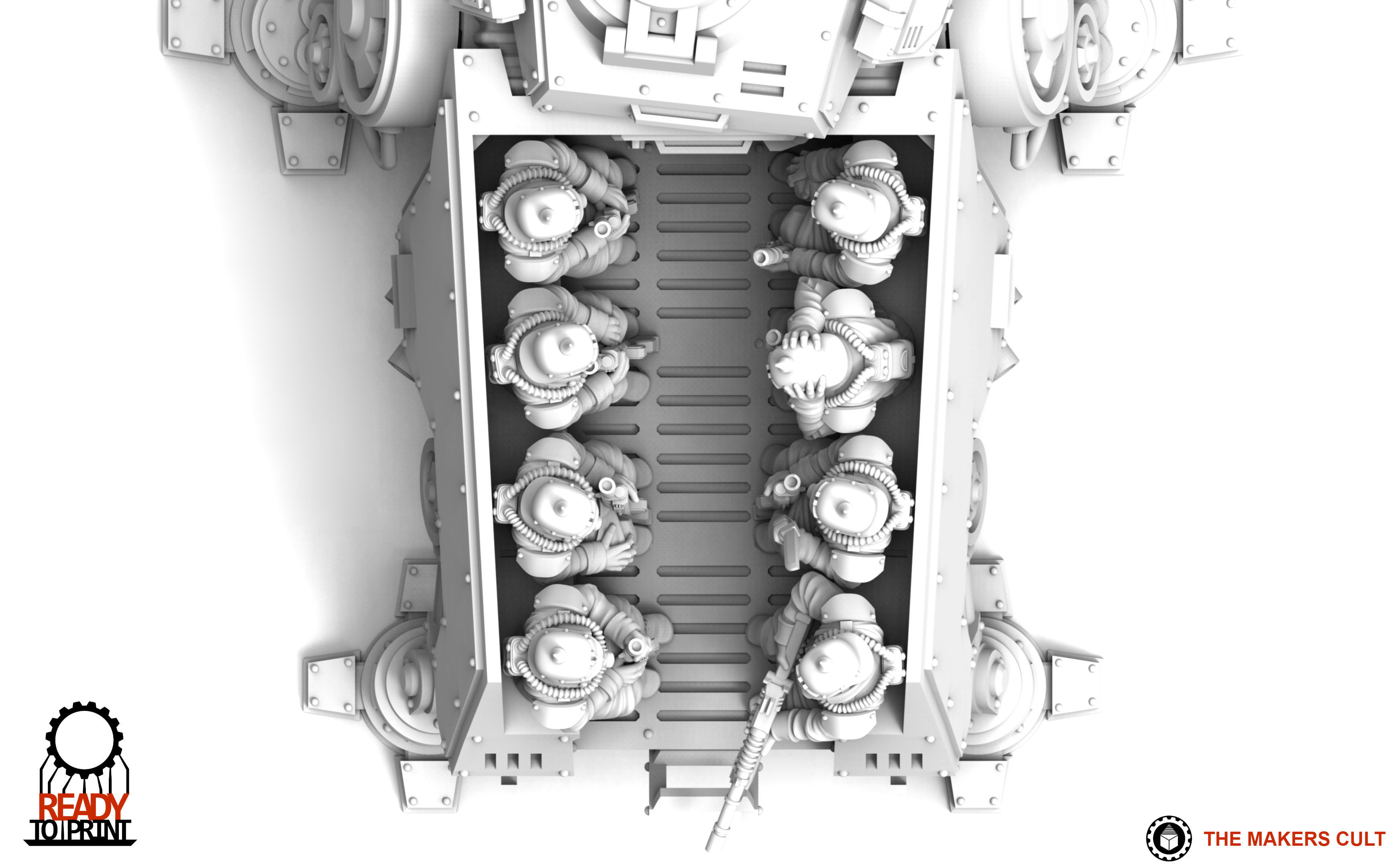 Valour Korps - Transport Infantry 3D model 3D printable | CGTrader