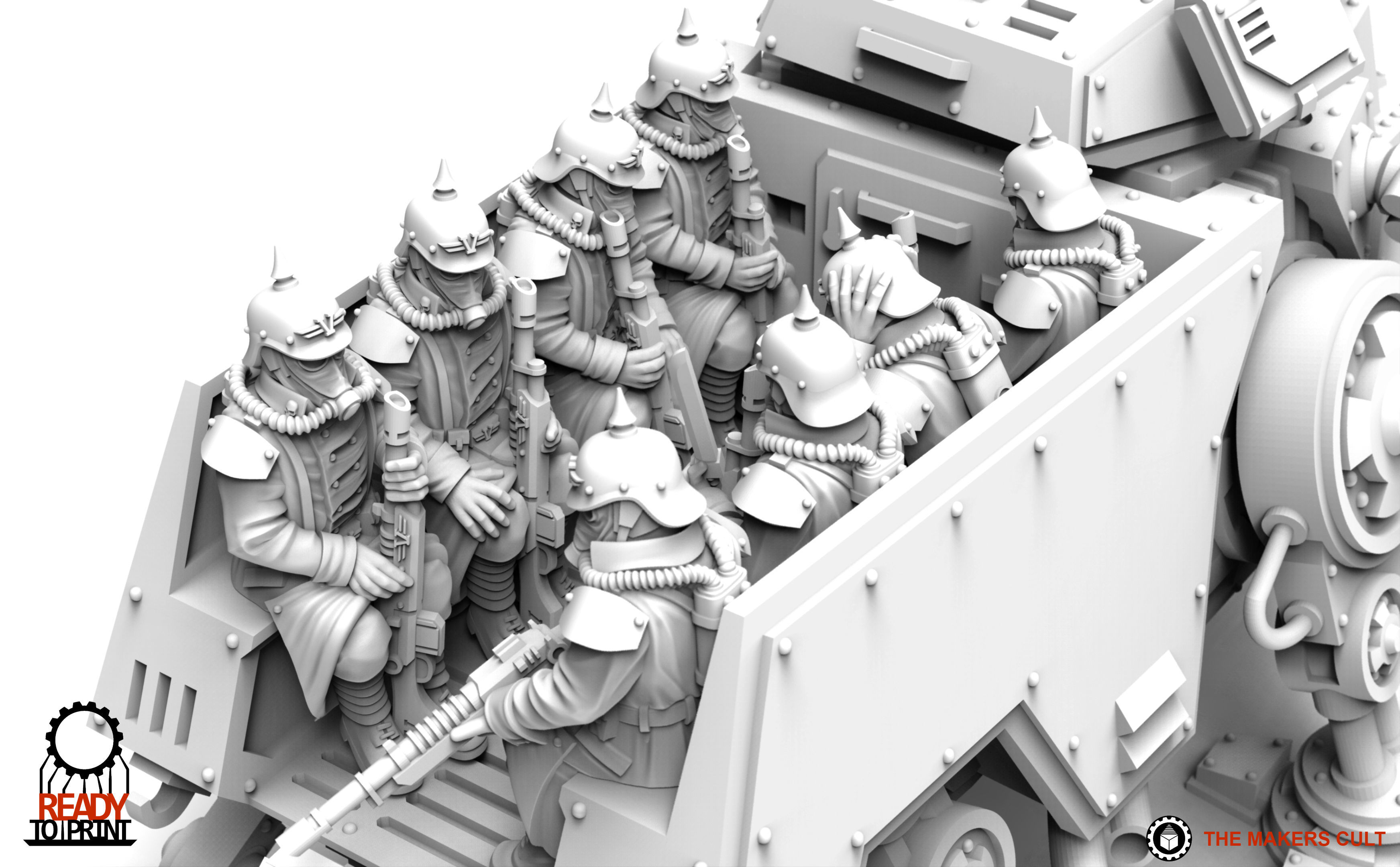 Valour Korps - Transport Infantry 3D model 3D printable | CGTrader