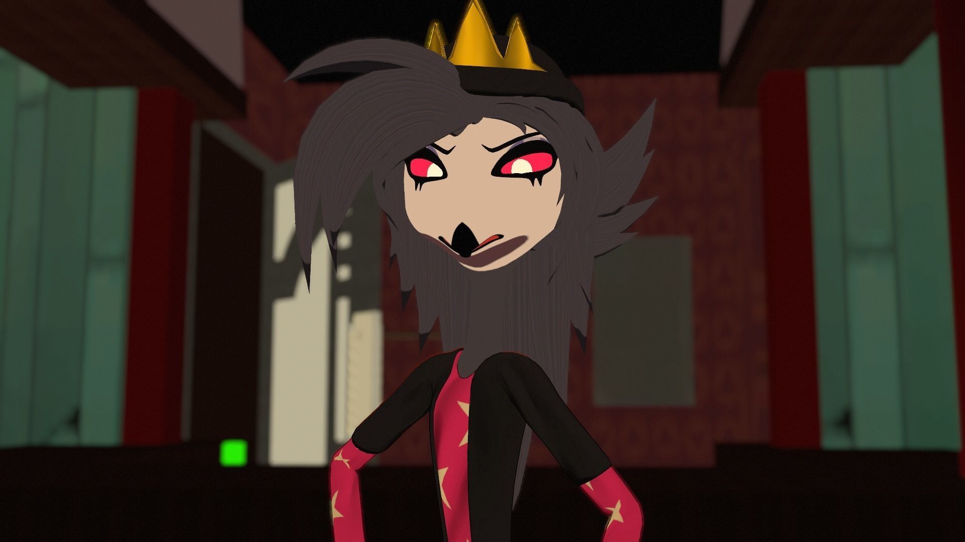 3D model Octavia Goetia from Helluva Boss VRChat Avatar VR / AR / low ...