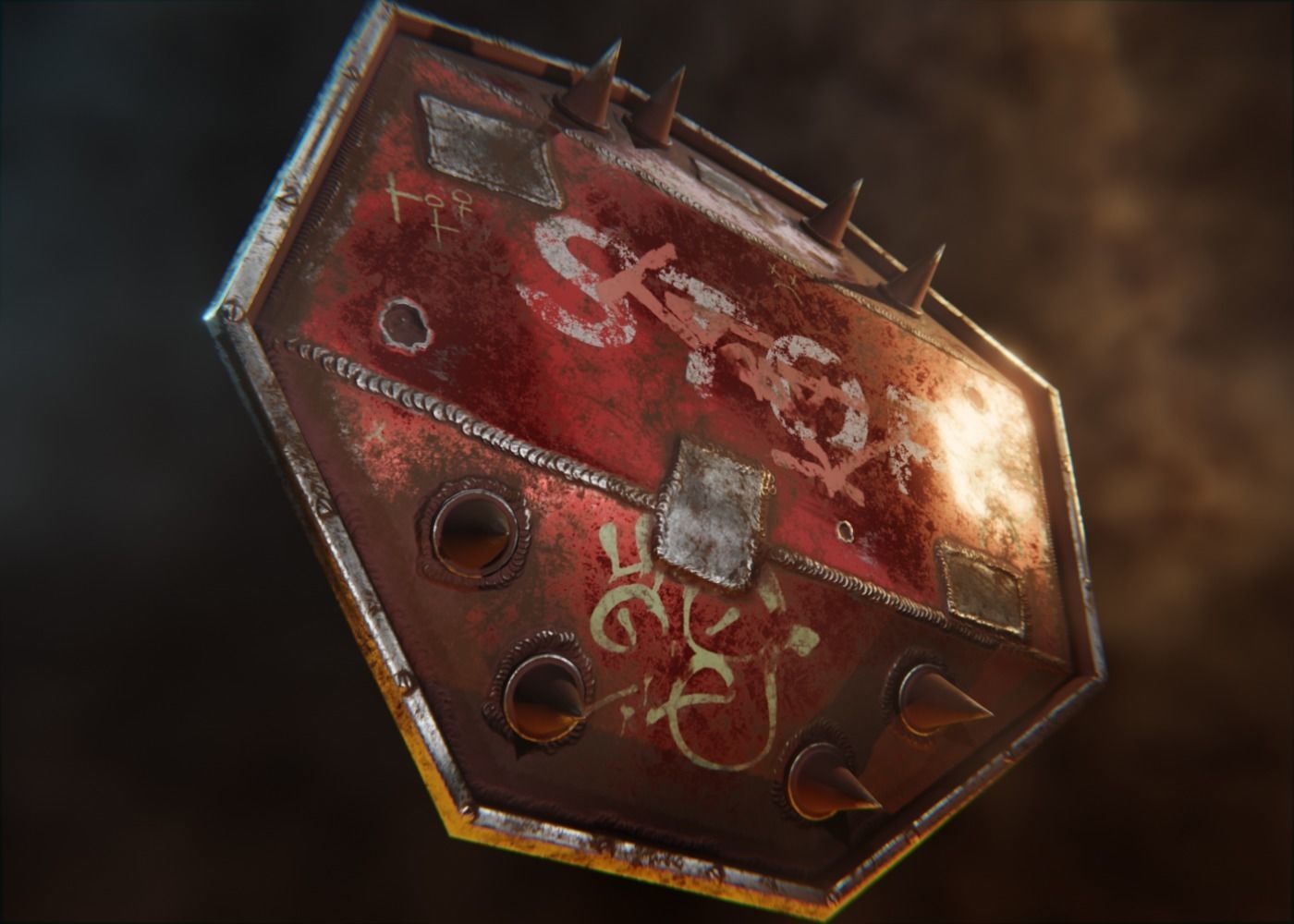 3D model Stop Sign Shield VR / AR / low-poly | CGTrader