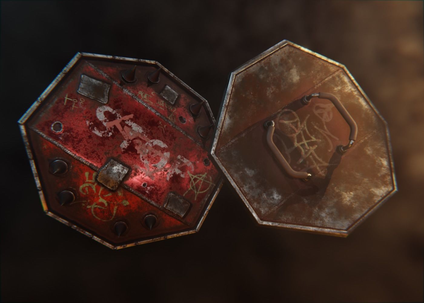 3D model Stop Sign Shield VR / AR / low-poly | CGTrader