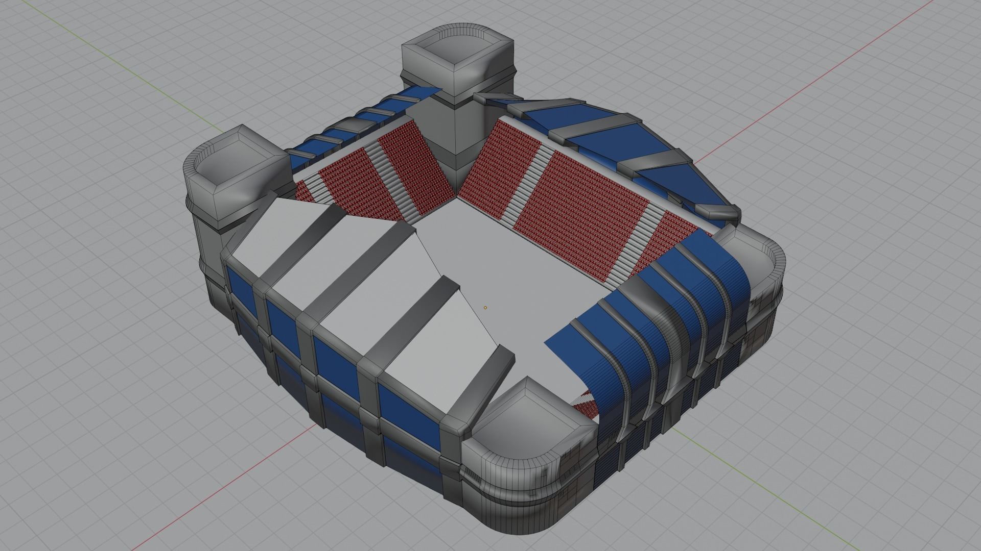 3D model Football Stadium - Venezuela VR / AR / low-poly | CGTrader