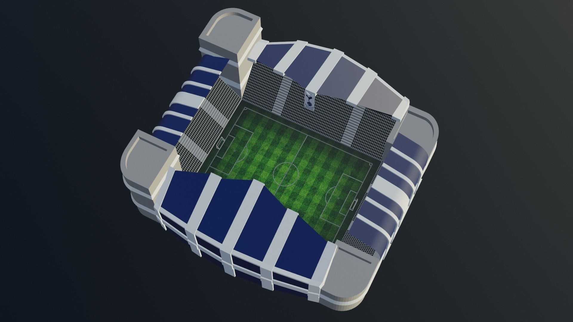 3D model Football Stadium - Tottenham Hotspur VR / AR / low-poly | CGTrader