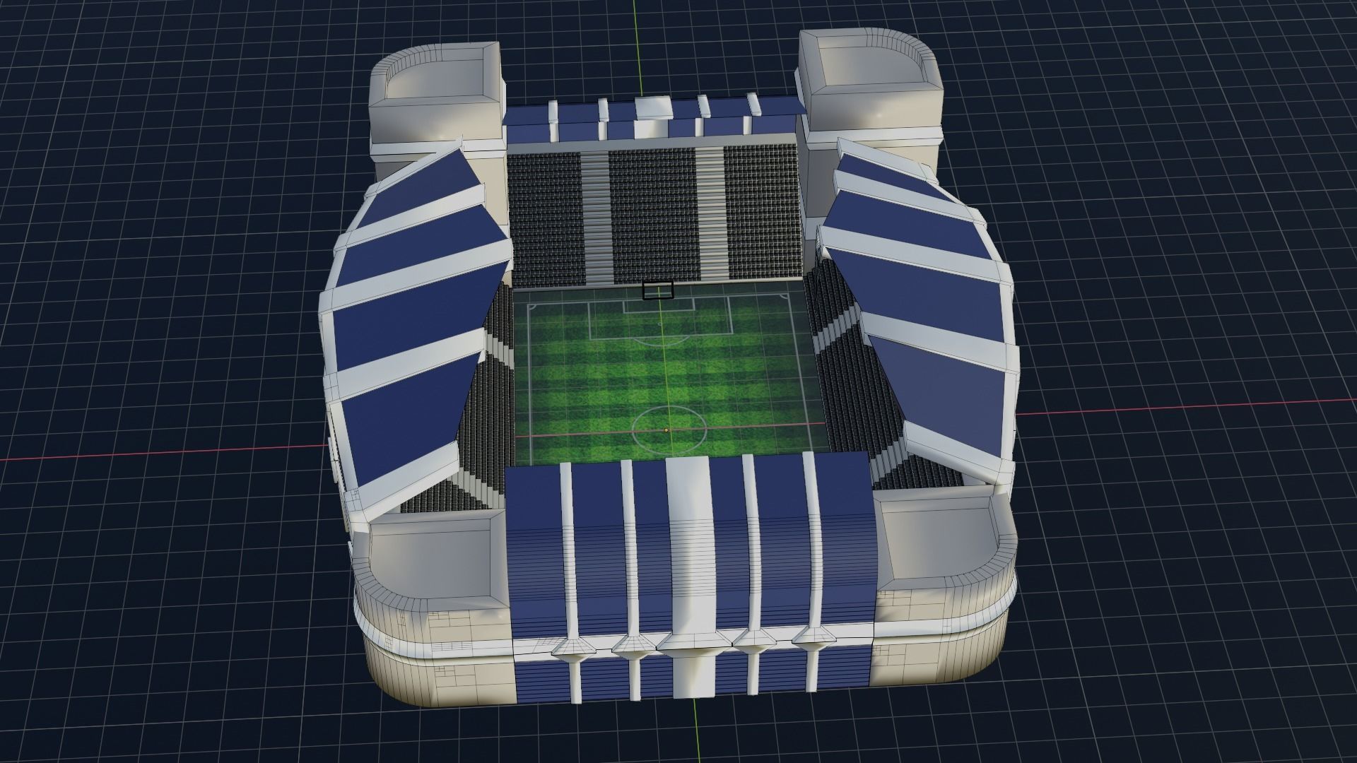 3D model Football Stadium - Tottenham Hotspur VR / AR / low-poly | CGTrader