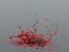 Animated Blood Splash Explode 3D model animated | CGTrader