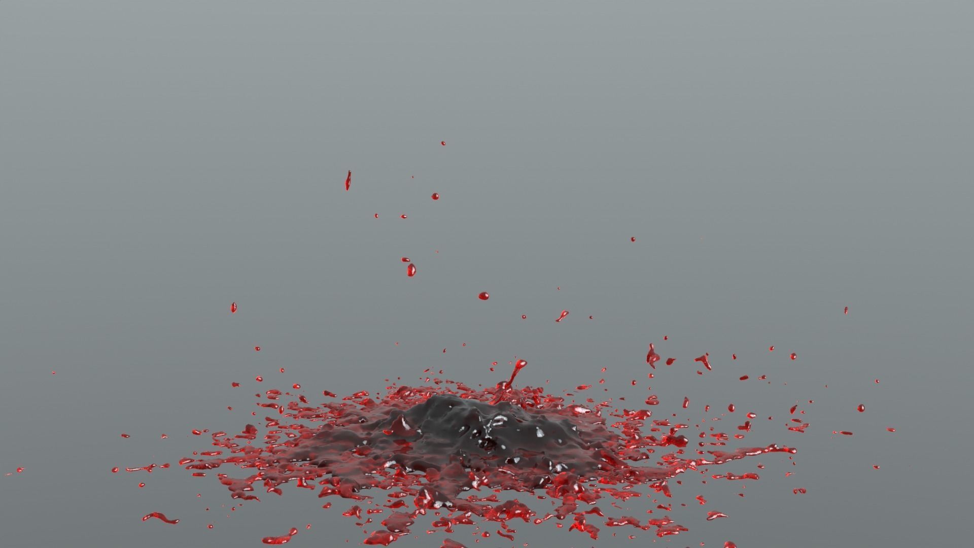 Animated Blood Splash Explode 3D model animated | CGTrader