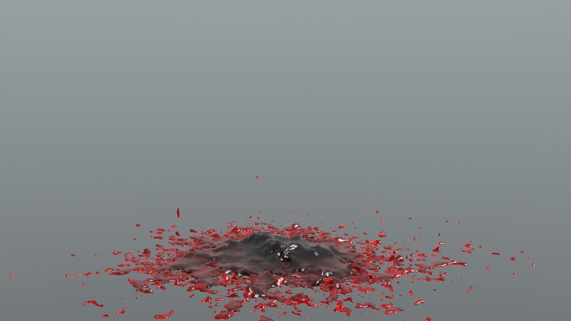 Animated Blood Splash Explode 3D model animated | CGTrader