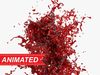 Animated Blood Splash Explode 3D model animated | CGTrader