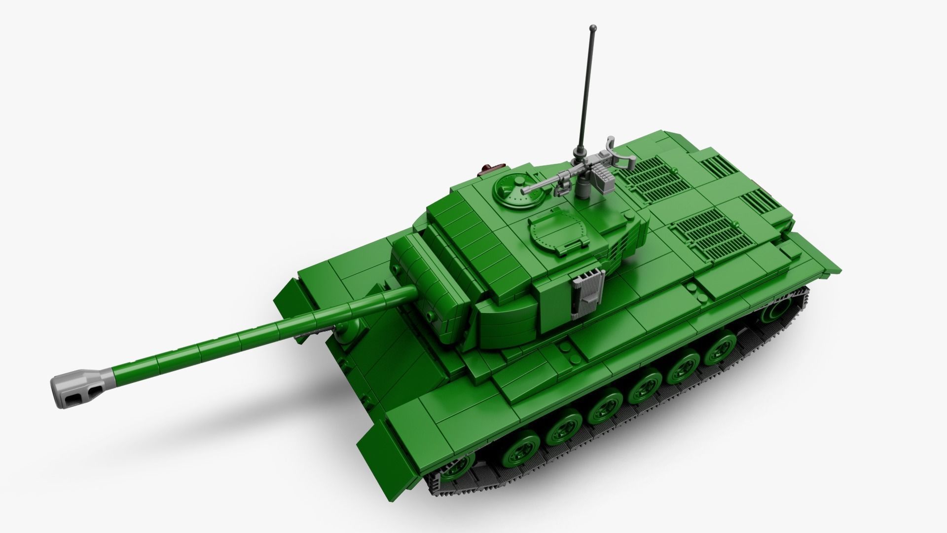 LEGO M26 TANK 3D model | CGTrader