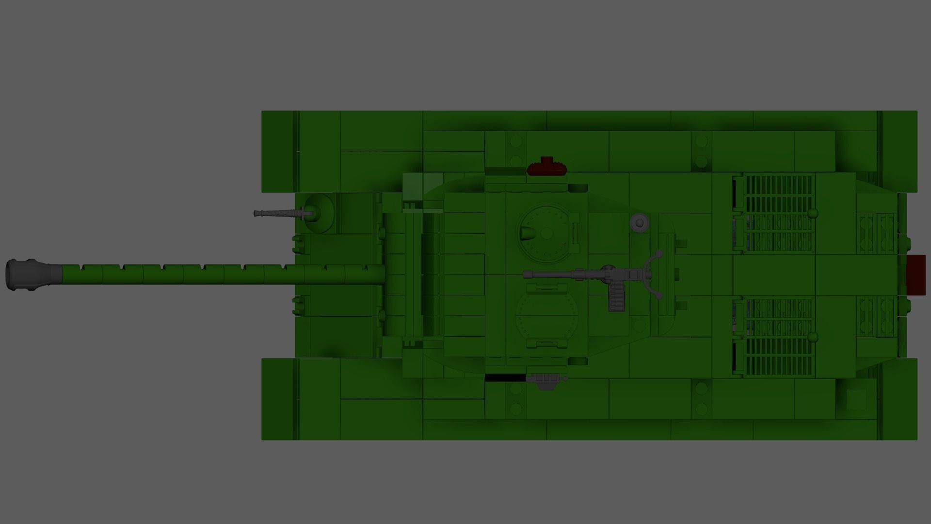 LEGO M26 TANK 3D model | CGTrader