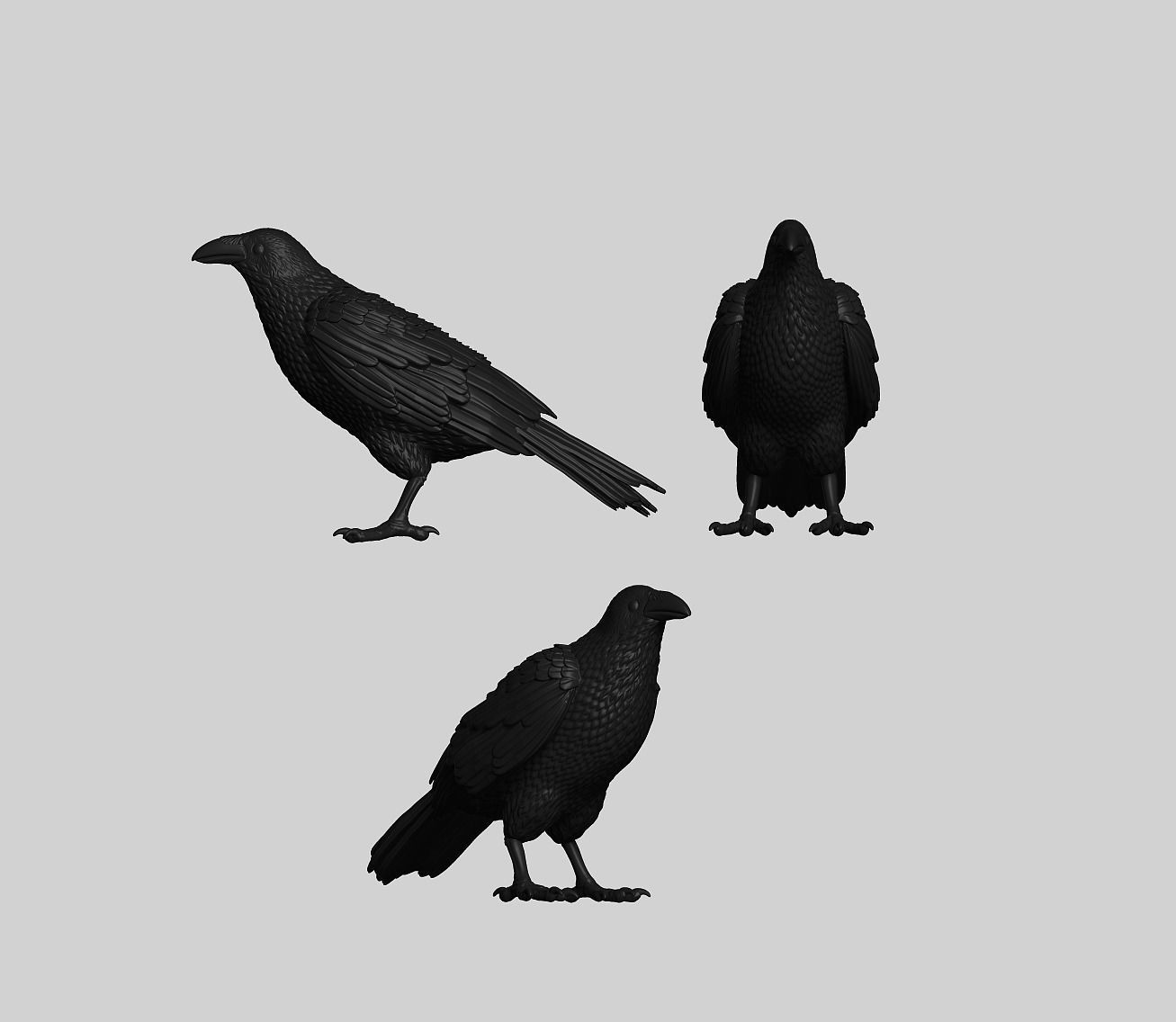 Raven 3D print model 3D model 3D printable | CGTrader