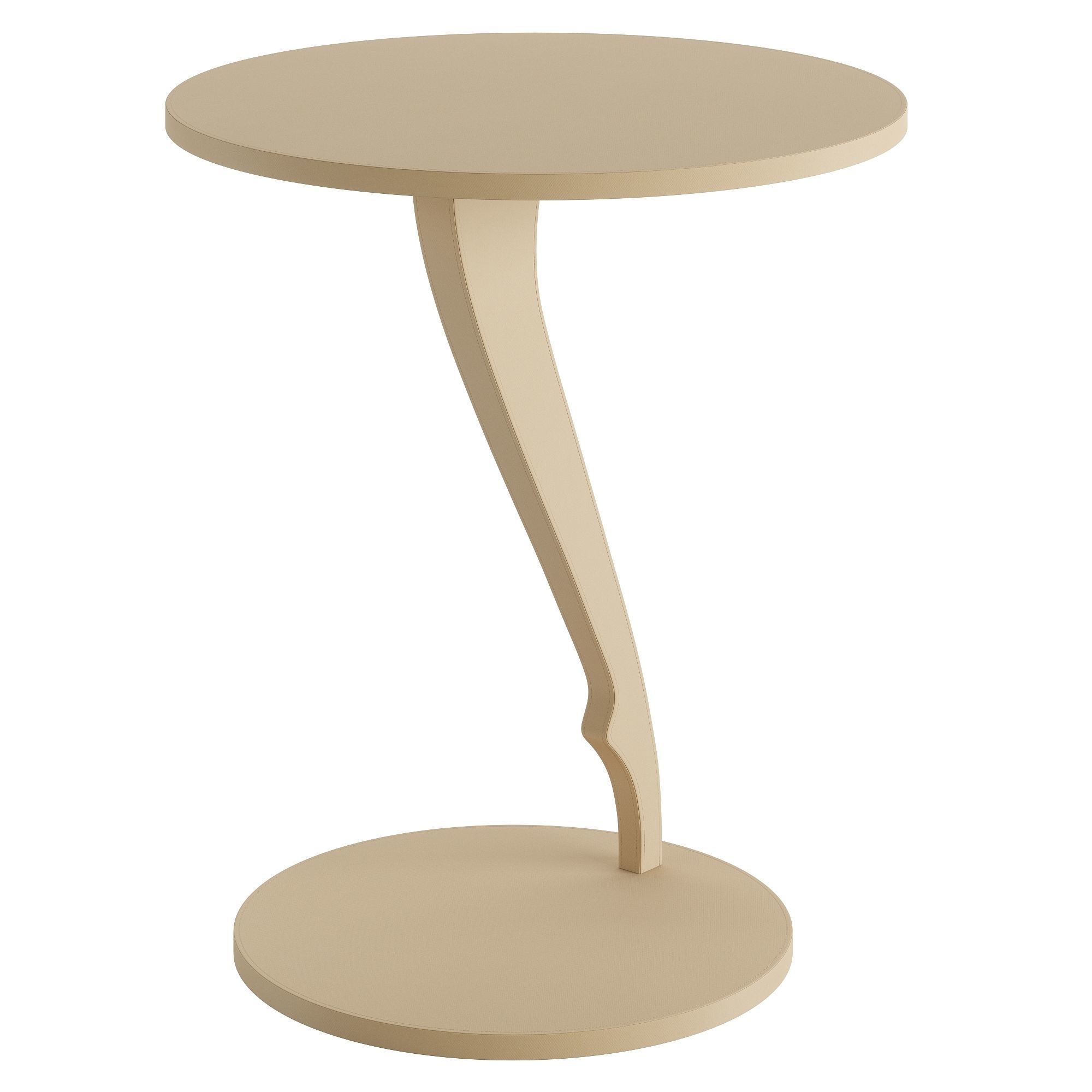 3D model FENDI BALLET COFFEE TABLE GOATSKIN METAL VR / AR / low-poly ...