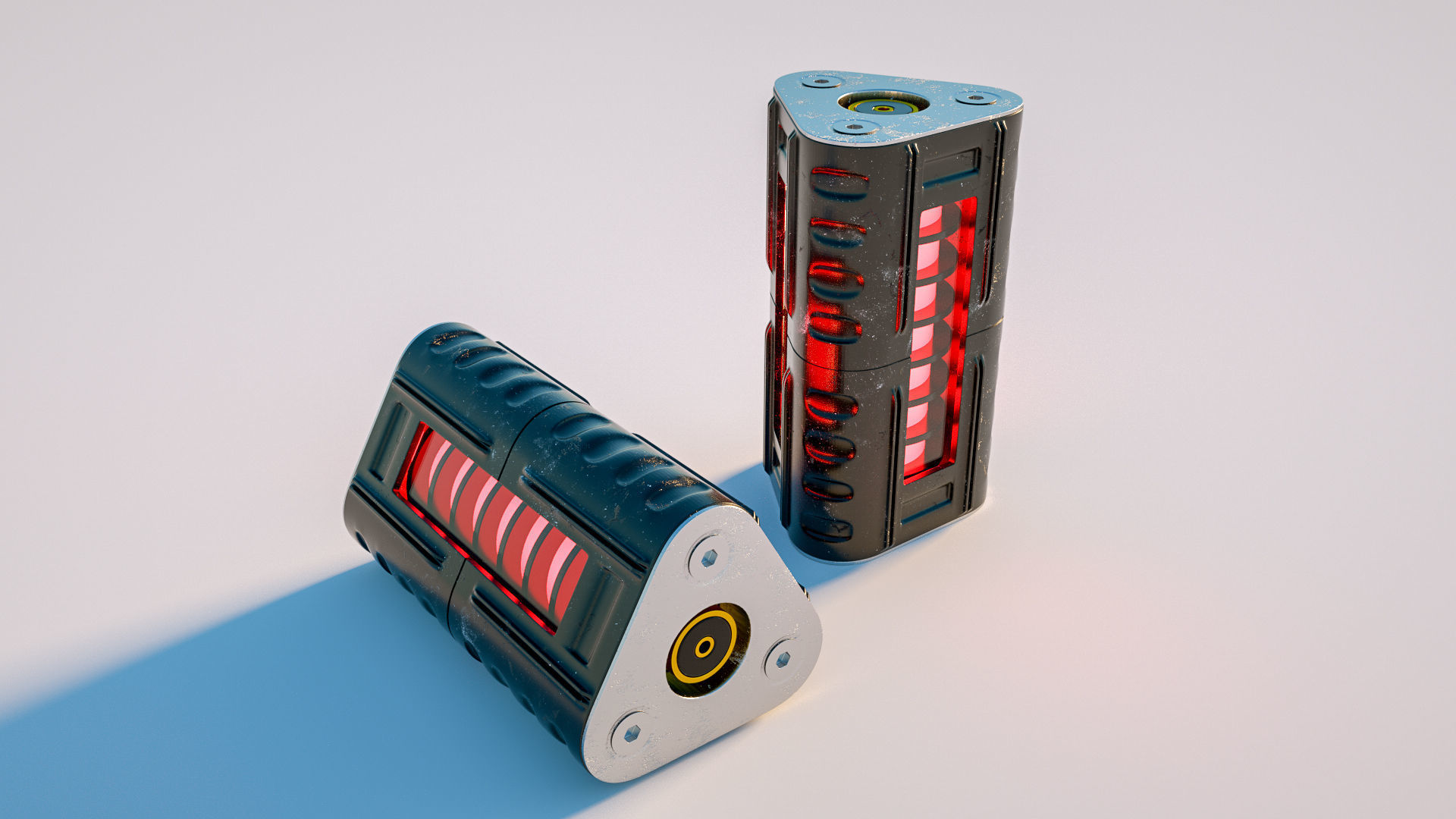 Sci Fi Battery 3D model | CGTrader