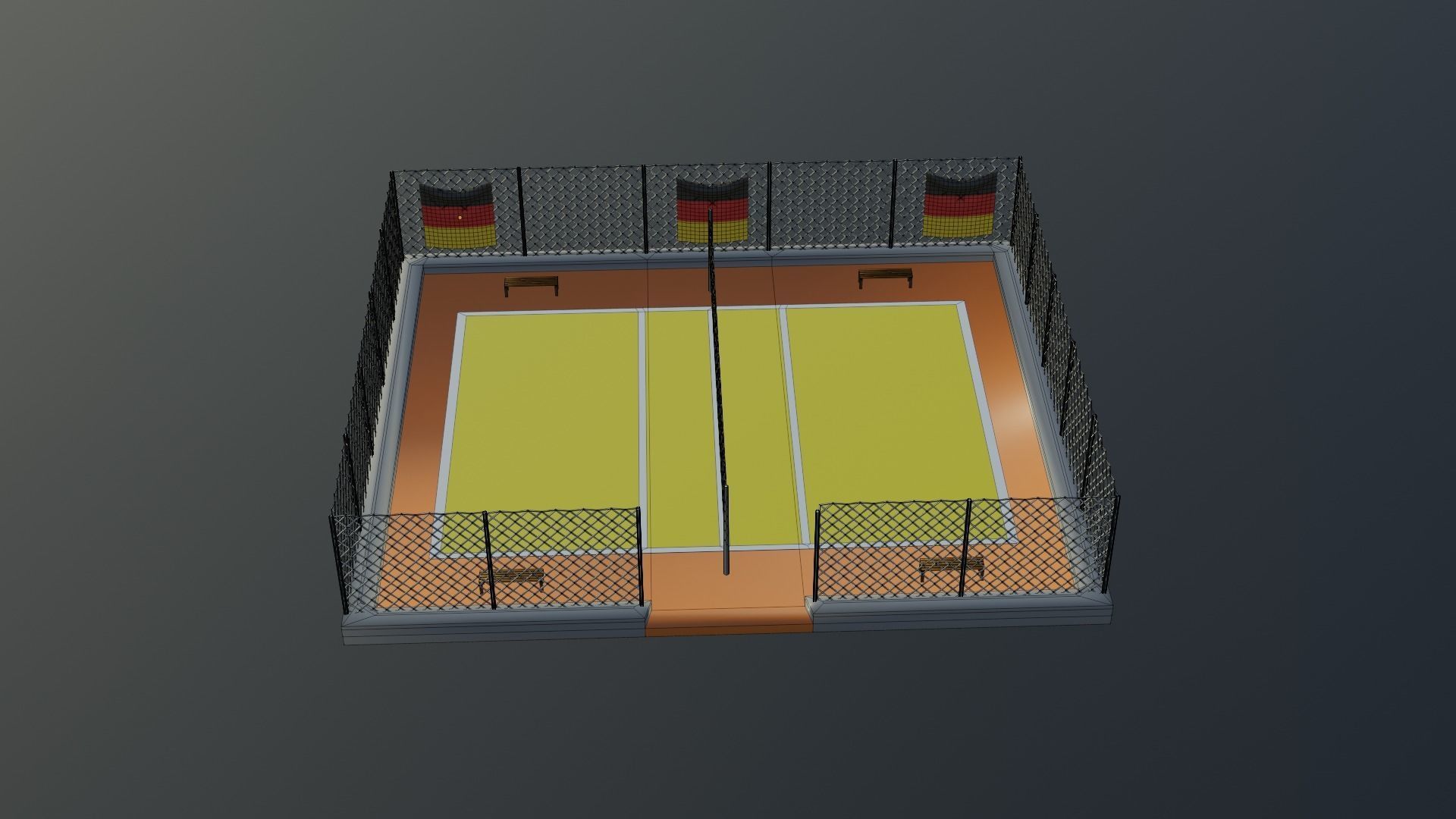 3D model Volleyball Stadium - Germany VR / AR / low-poly | CGTrader