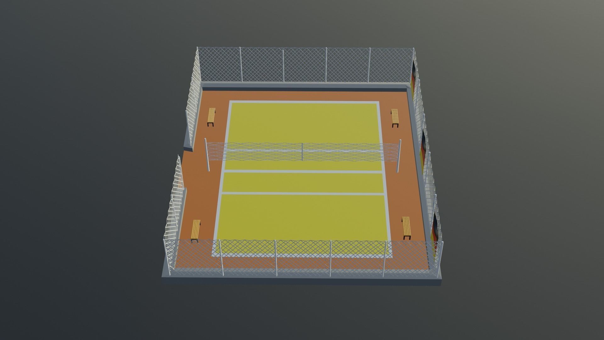 3D model Volleyball Stadium - Germany VR / AR / low-poly | CGTrader