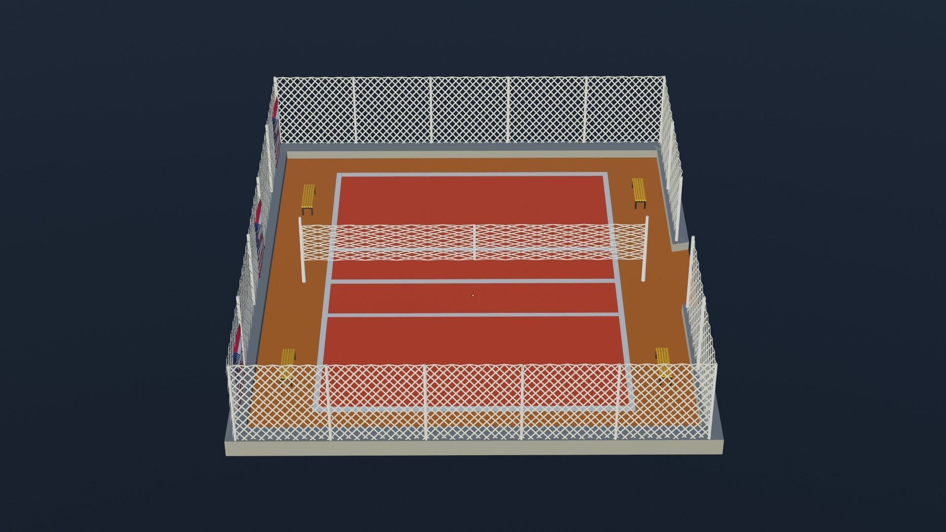3D model Volleyball Stadium - USA VR / AR / low-poly | CGTrader