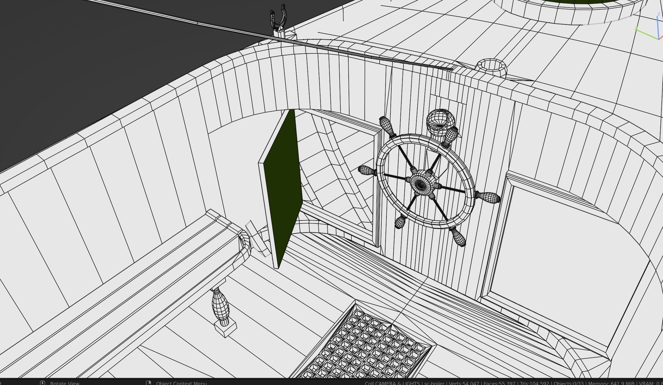 3D model STANDARD STEAM CUTTER - 1902 - US NAVY VR / AR / low-poly ...