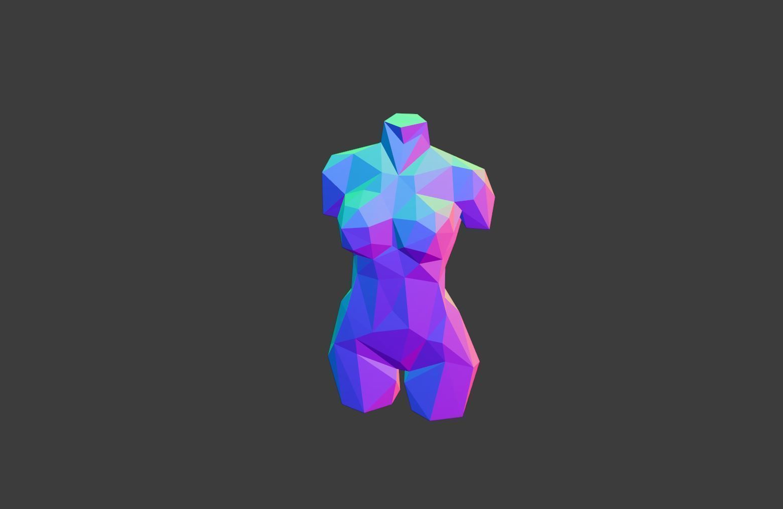 Woman torso sculpture 3D model 3D printable | CGTrader