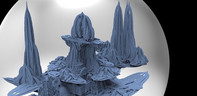 Atlantis Swirling Structures 3D model | CGTrader