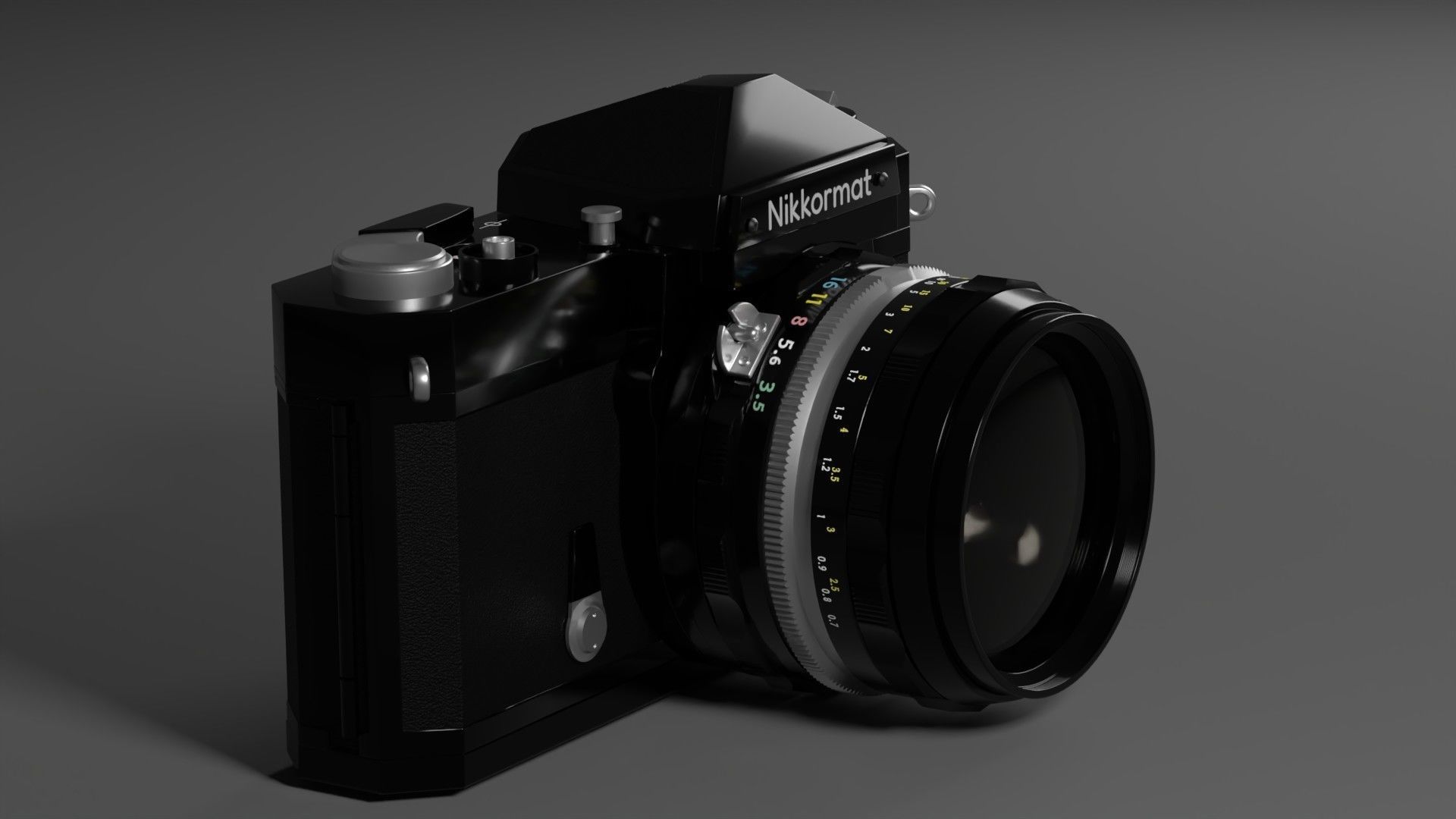 Nikkormat Ftn Camera 3D model | CGTrader