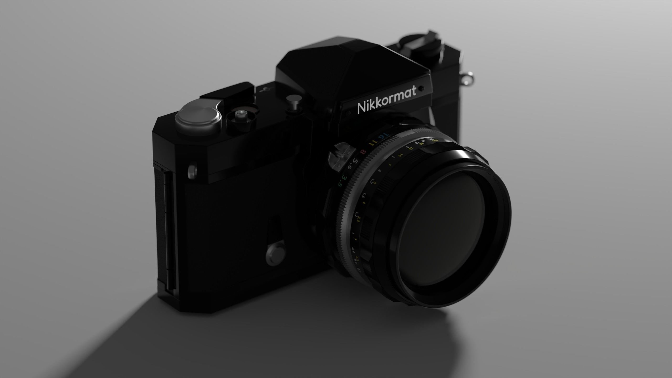 Nikkormat Ftn Camera 3D model | CGTrader