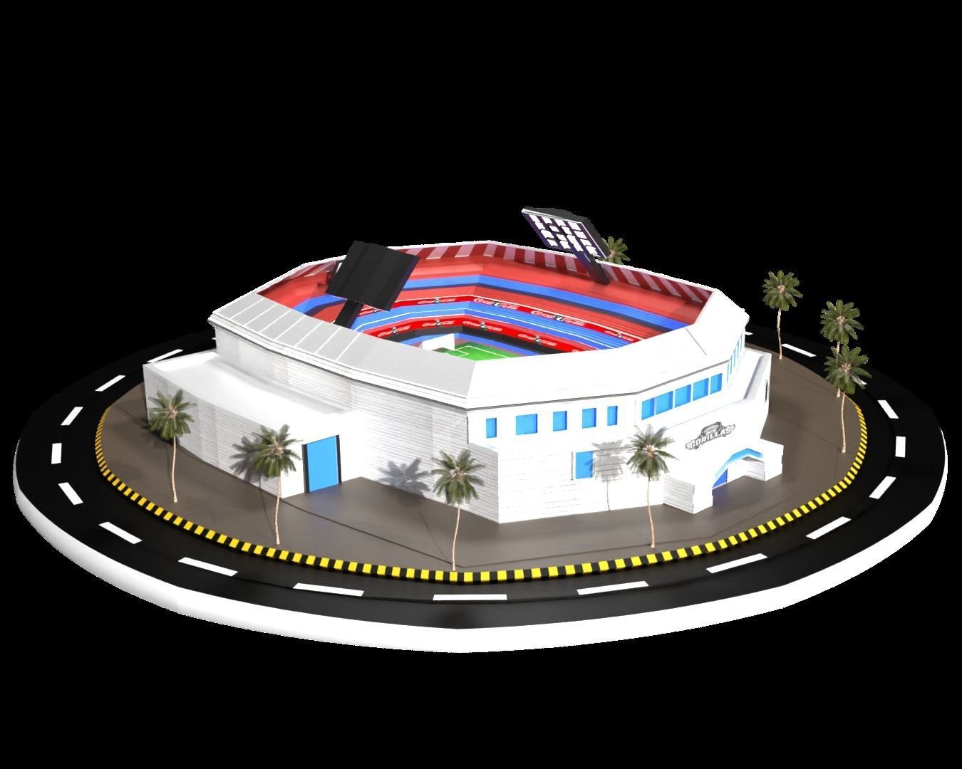 Soccer-Stadium 3D Model stadium free 3D model | CGTrader