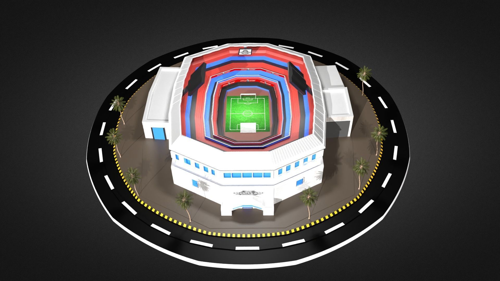 Soccer-Stadium 3D Model stadium free 3D model | CGTrader