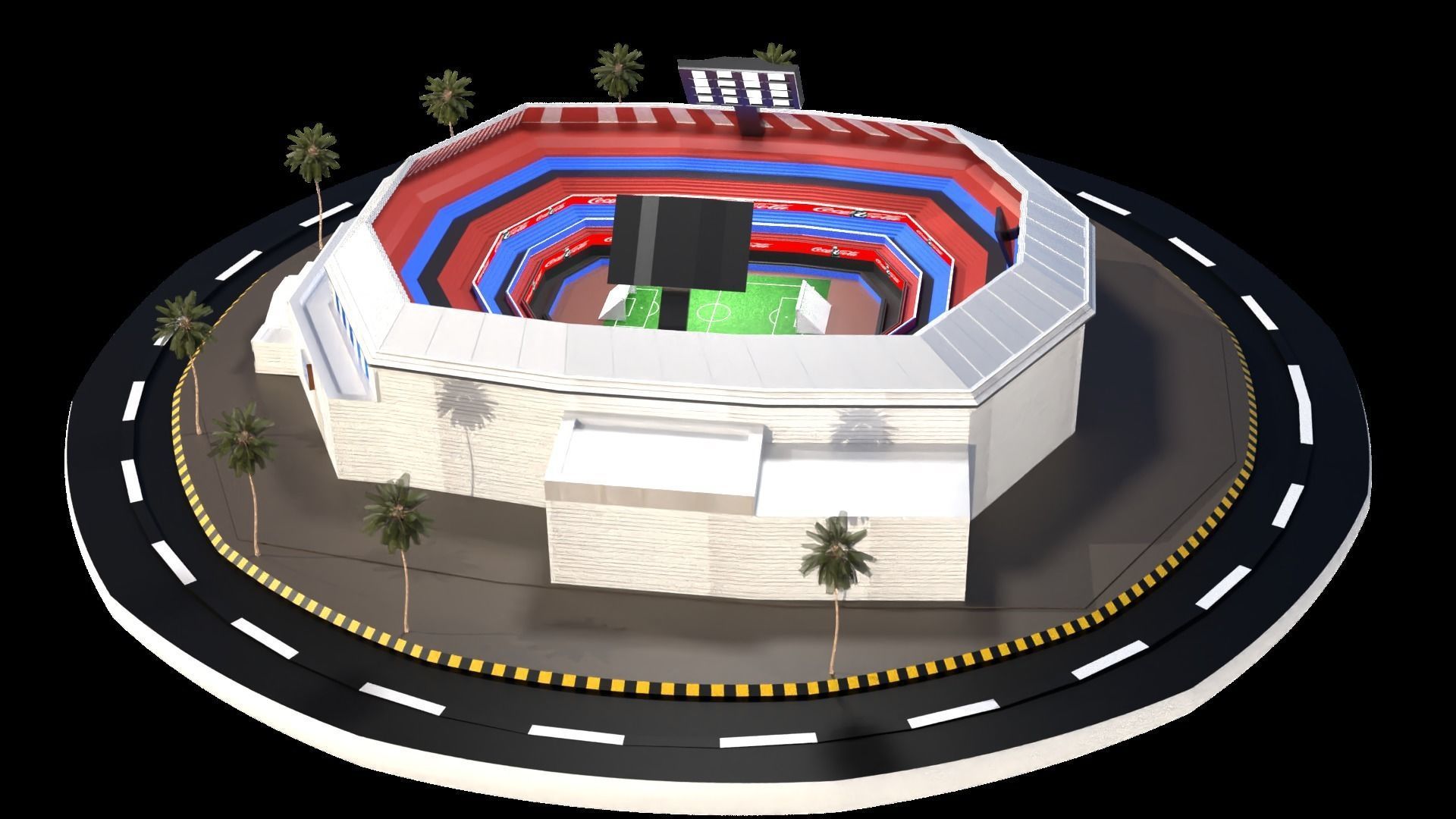 Soccer-Stadium 3D Model free 3D model | CGTrader