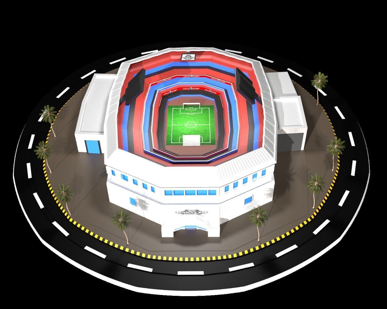 Soccer-Stadium 3D Model stadium free 3D model | CGTrader