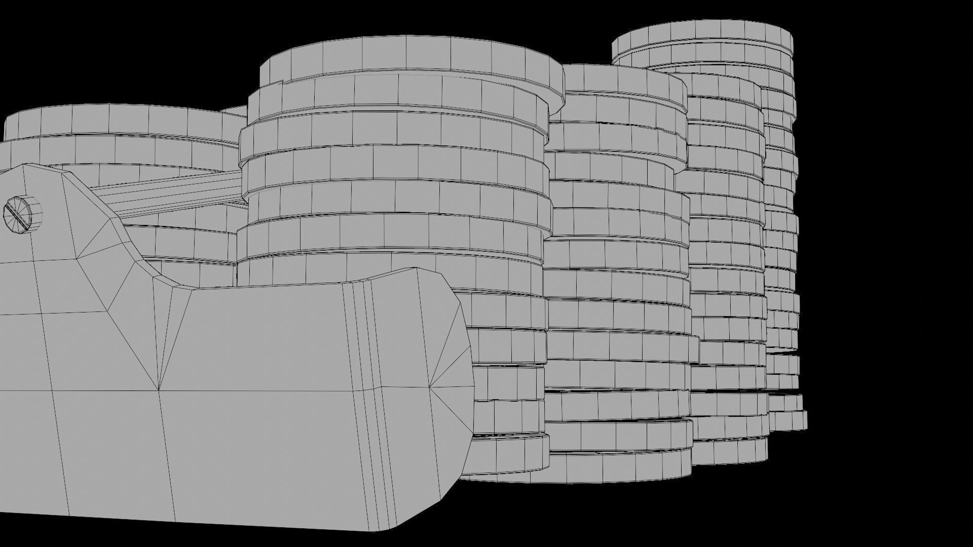 3D model roulette rake with 4k pbr textures with clean and dusty ...