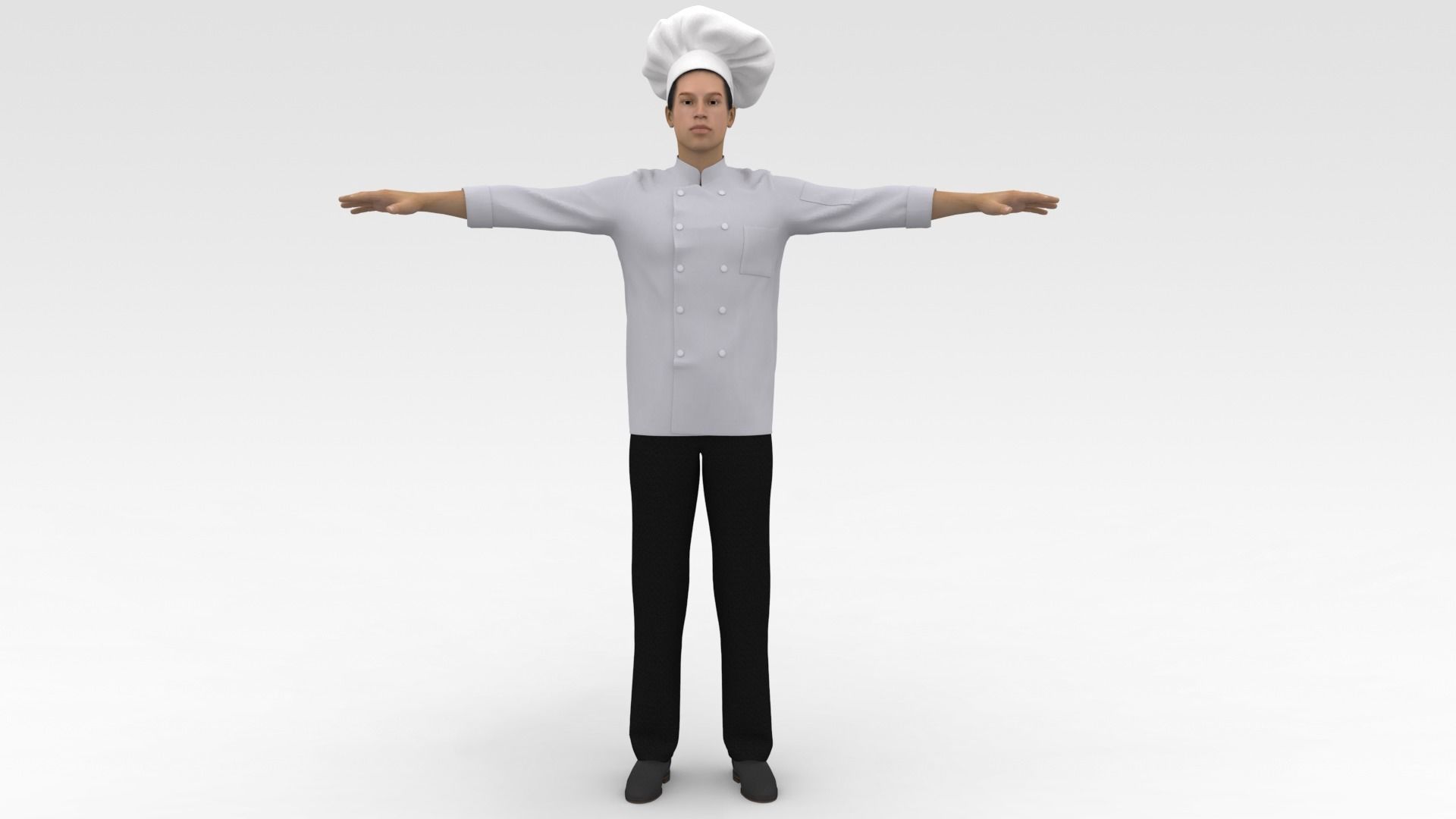 Restaurant Chef 3D model | CGTrader