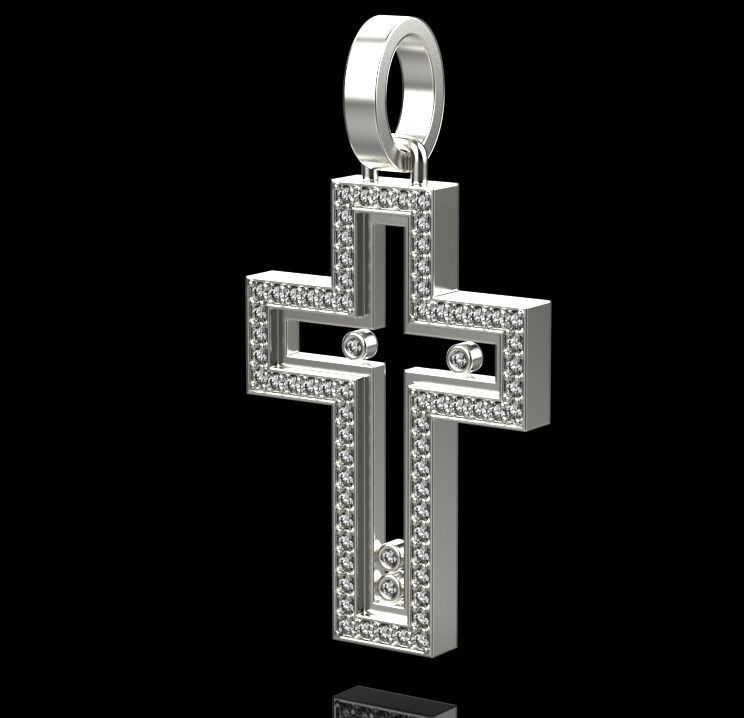cross chopard 3D model 3D printable | CGTrader