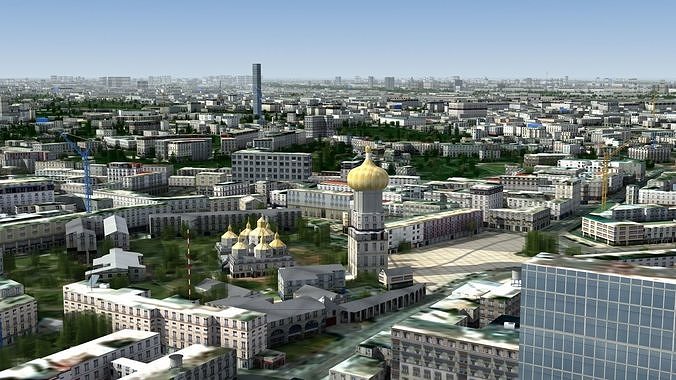 3D model Kyiv City Ukraine VR / AR / low-poly | CGTrader