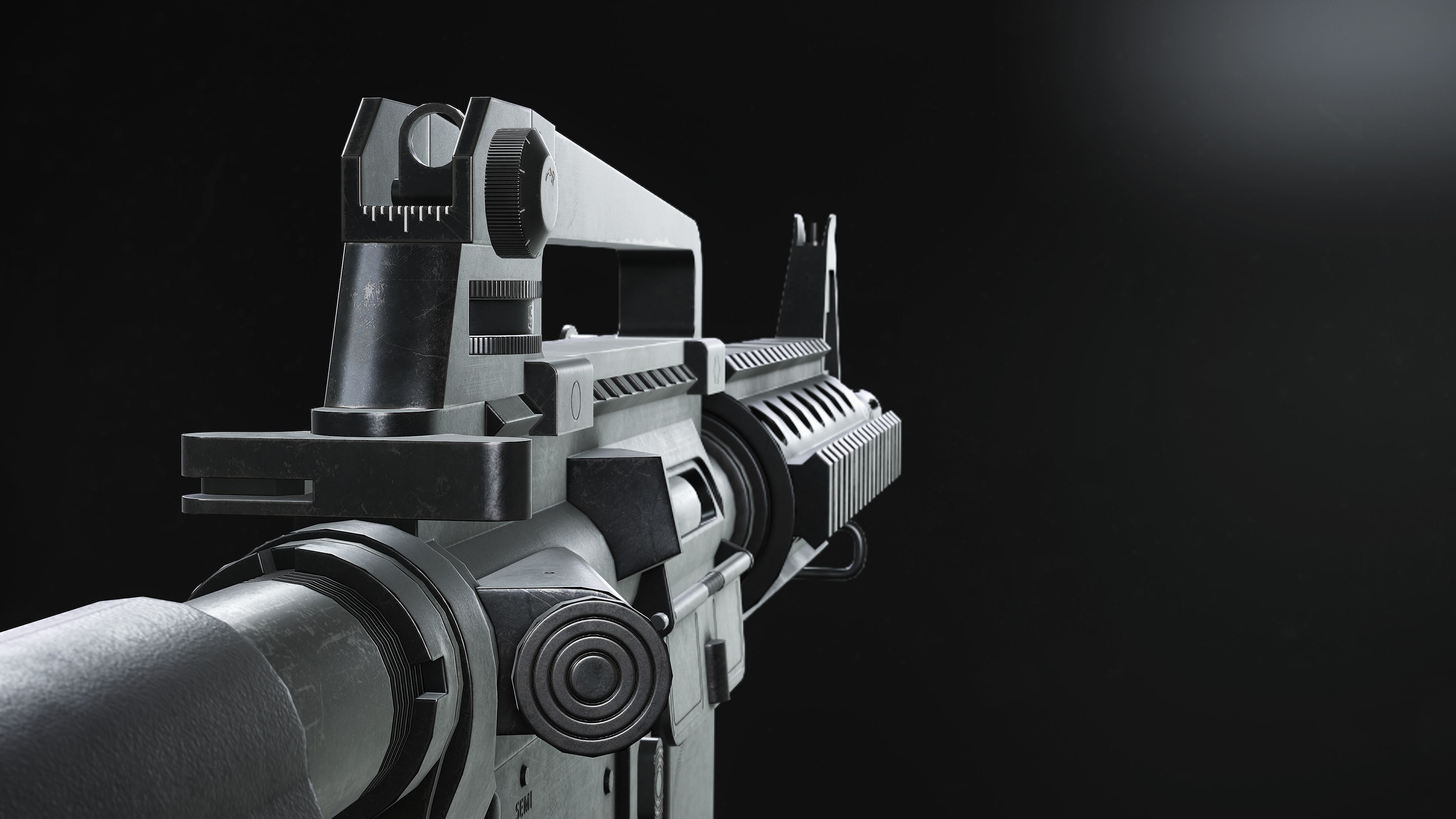 3D model M4 Assault Rifle VR / AR / low-poly | CGTrader